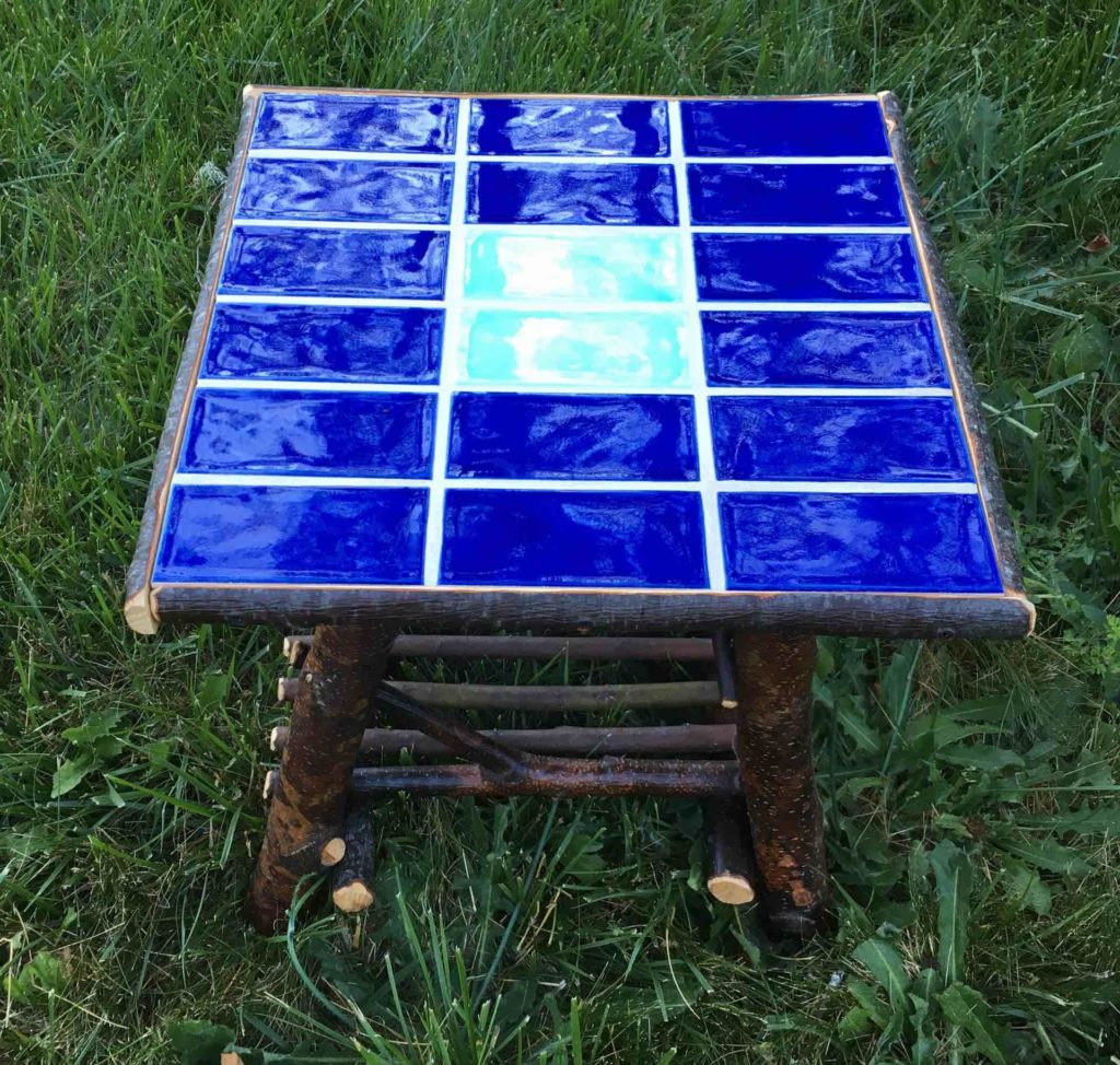 Tile Top Side Table - The Willow Way